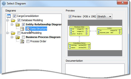 Linking BPMN Data Object with ERD, Using Reference
