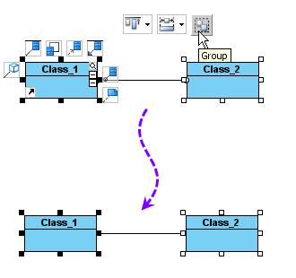 Grouping Shapes with Resource Icon - Highlights