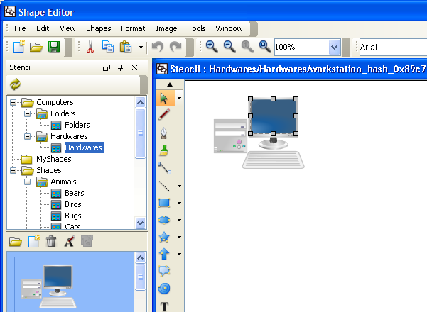 Shape Editor - Highlights