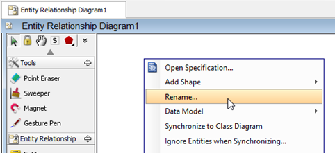 How to Produce Database Specification