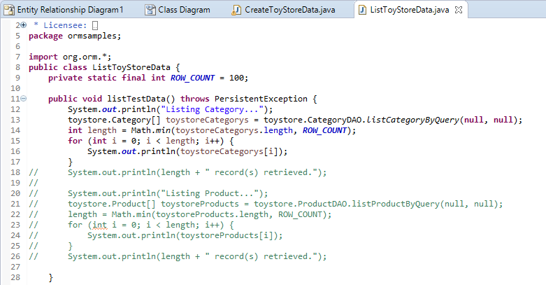 Working with Hibernate in Eclipse