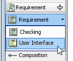 Customization of SysML Requirement Types